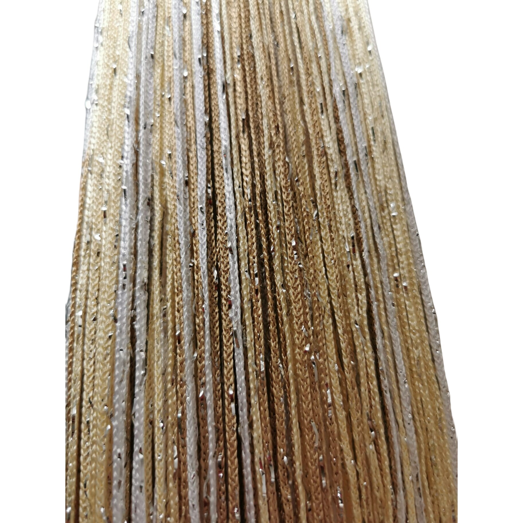 Нишкова завеса, ресни, бяло, кремаво, слонова кост, 300 x 300 см, SS13 ...