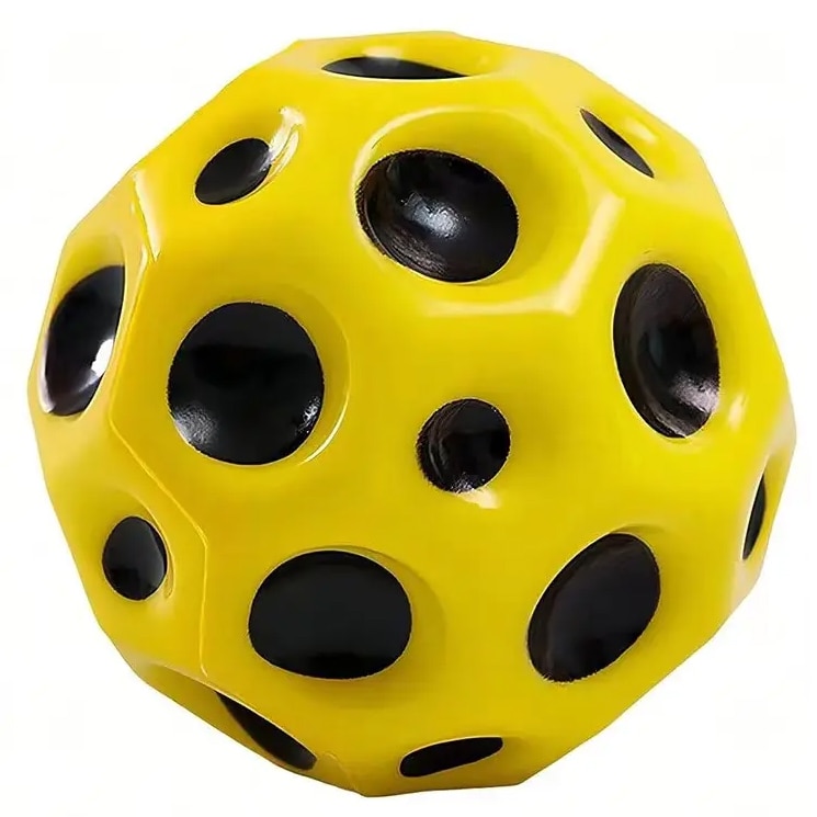 Minge Saltareata, Super Space Ball, 7 cm, Galbena, SALLMA® - eMAG.ro