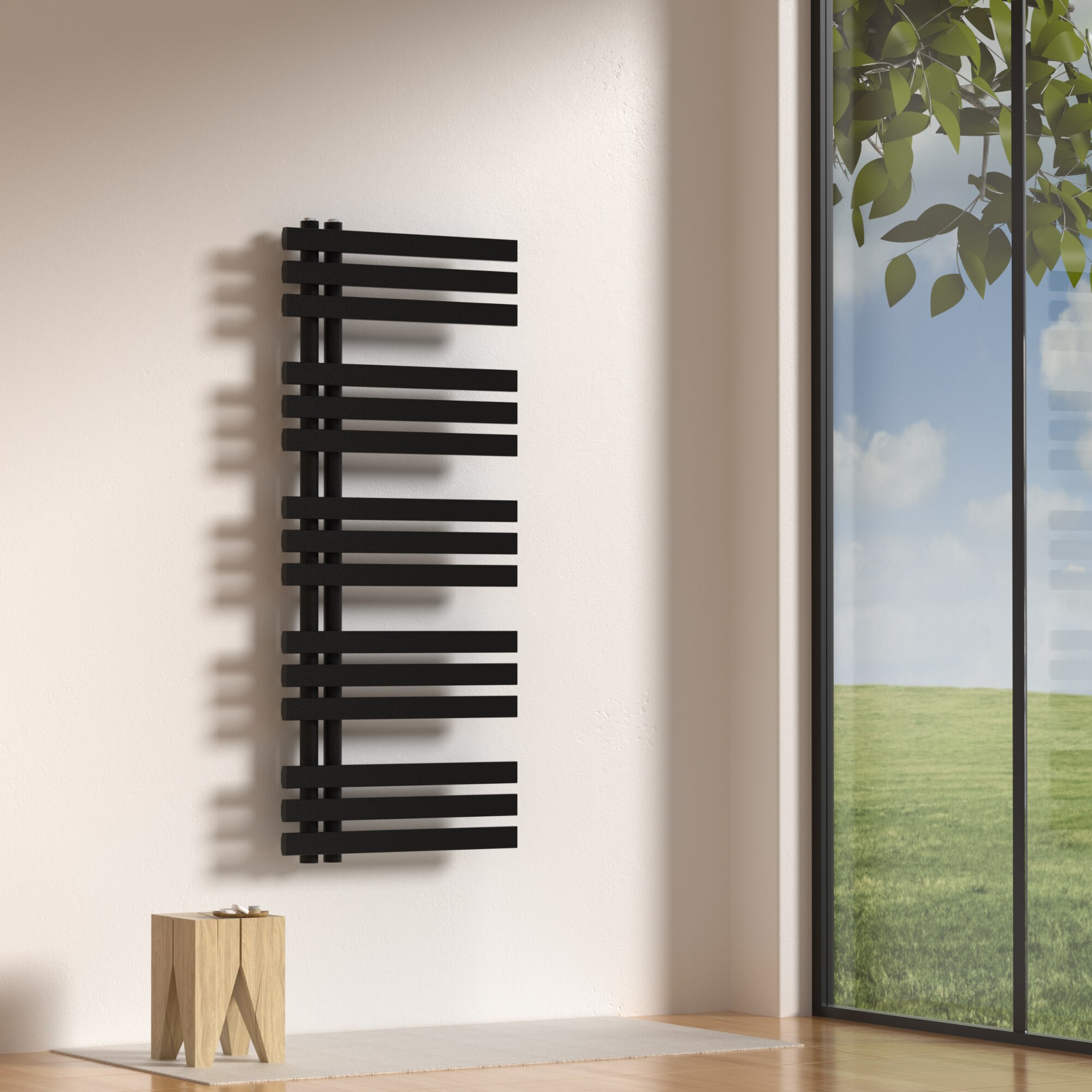 Radiator portprosop, neu.haus, PXAF-0101 Slidre, 120 x 50 x 5, 4 cm ...
