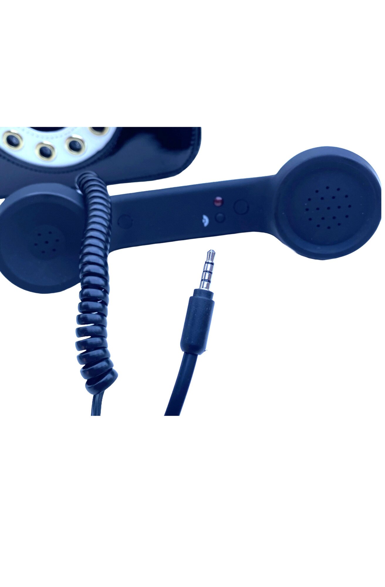 Geanta de umar cu tema retro in forma de telefon cu disc, din piele ...