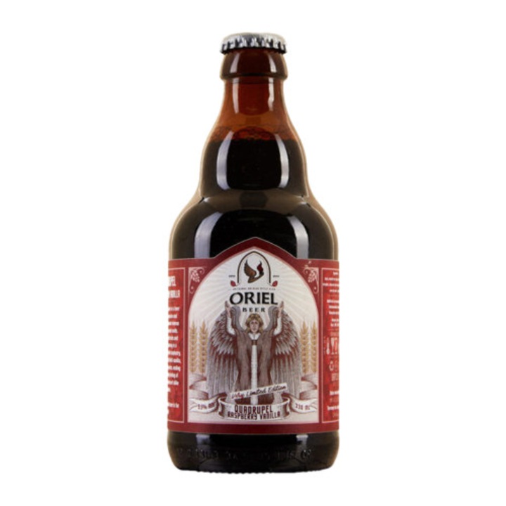 Bere artizanala Oriel - Quadrupel Raspberry Vanilla, Belgian, 10.2, 330 ...