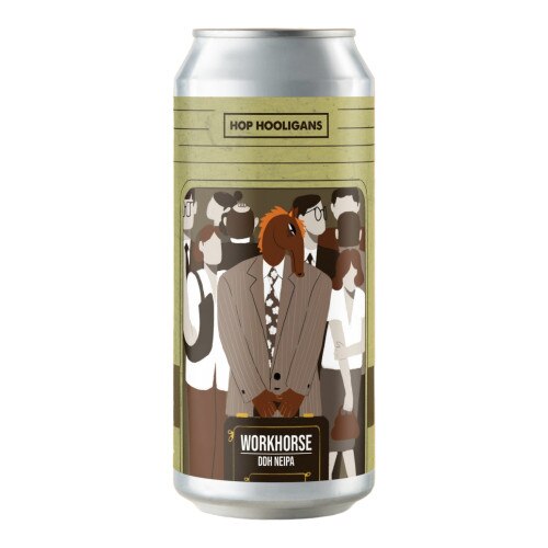 Bere artizanala Hop Hooligans - Workhorse, New England IPA, 6, 500 ml ...