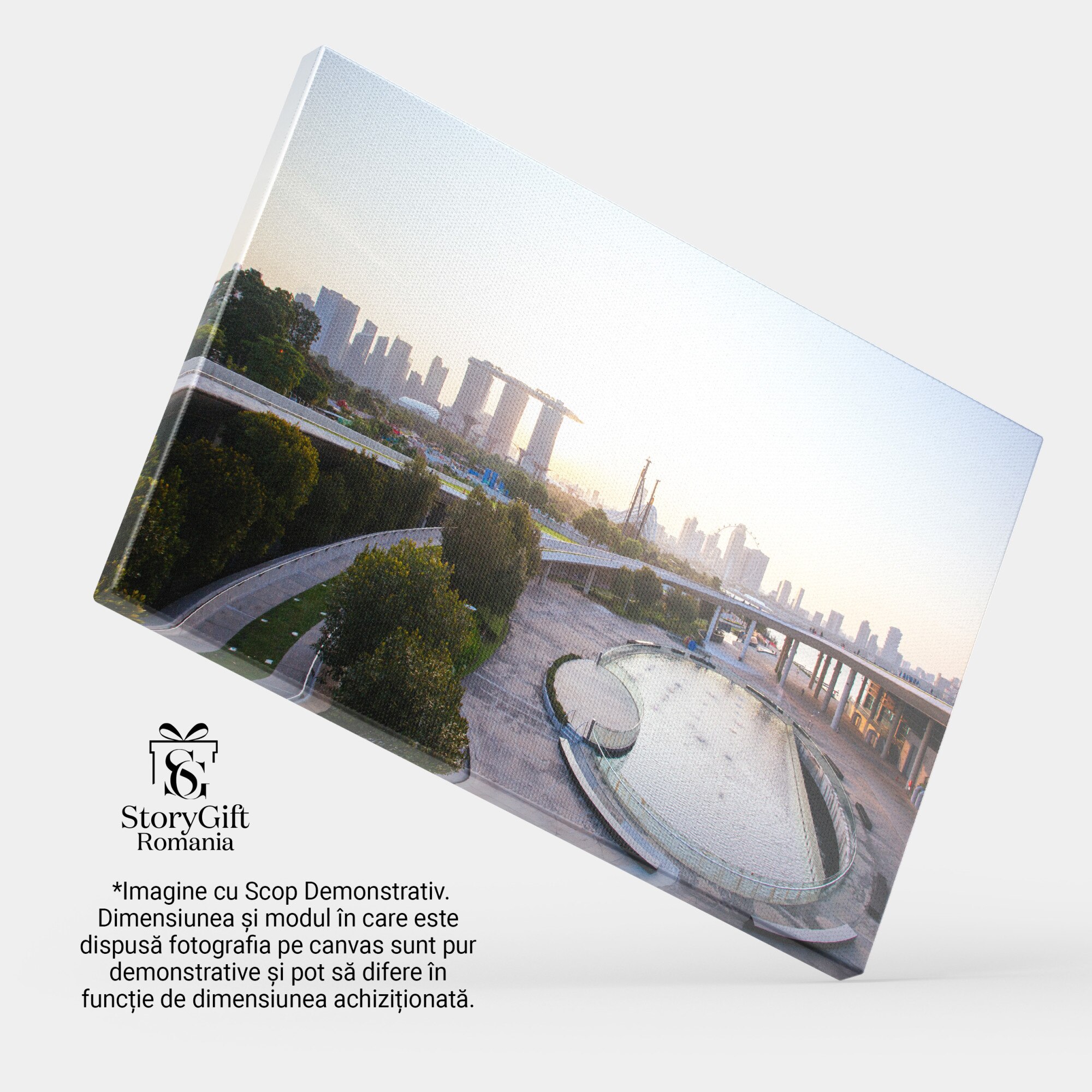 Tablou Canvas Barajul Marina din Singapore, Arhitectura, Asia, Atractie ...