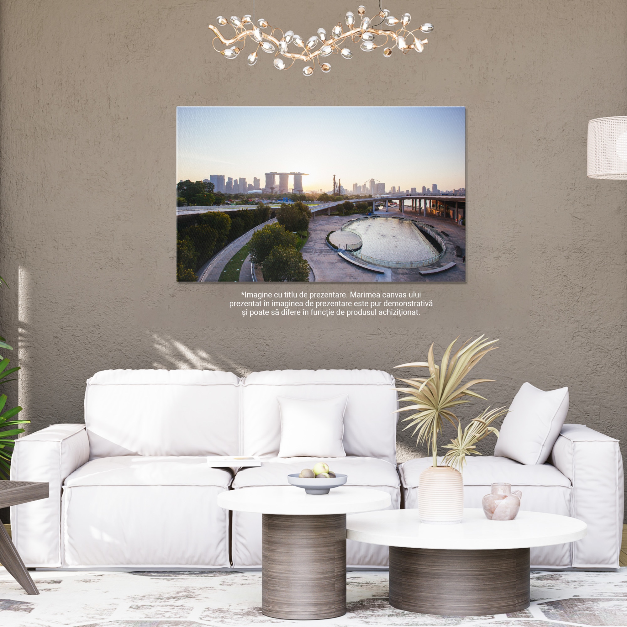 Tablou Canvas Barajul Marina din Singapore, Arhitectura, Asia, Atractie ...