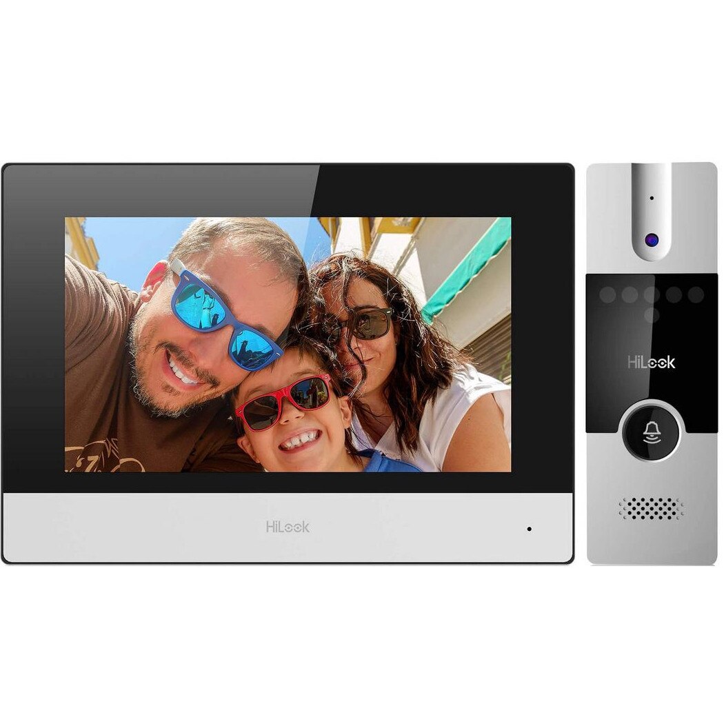 Set interfon video Hikvision HD-VIS-04, Hilook, ABS, 12 V, 1 A, 7 ...