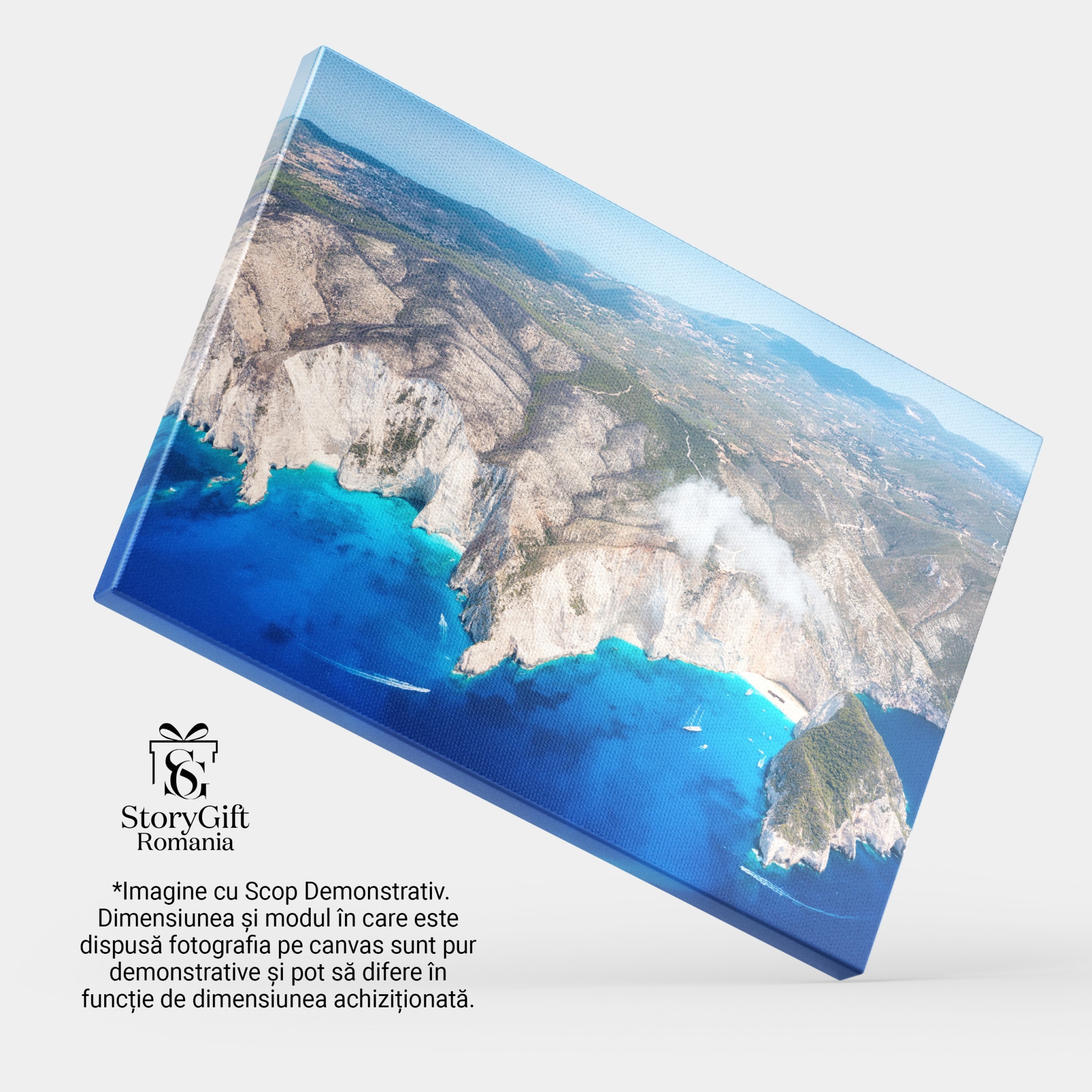 Tablou Canvas Vedere a Plajei Navagio, Zakynthos, Grecia, calatorie ...