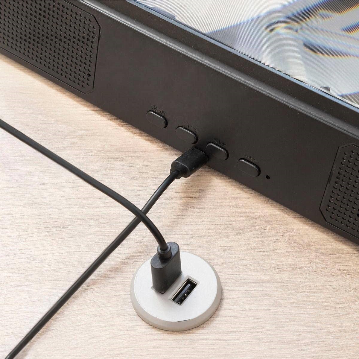 Amplificator imagine telefon, cu difuzor Bluetooth 5.0, Dual Speaker ...