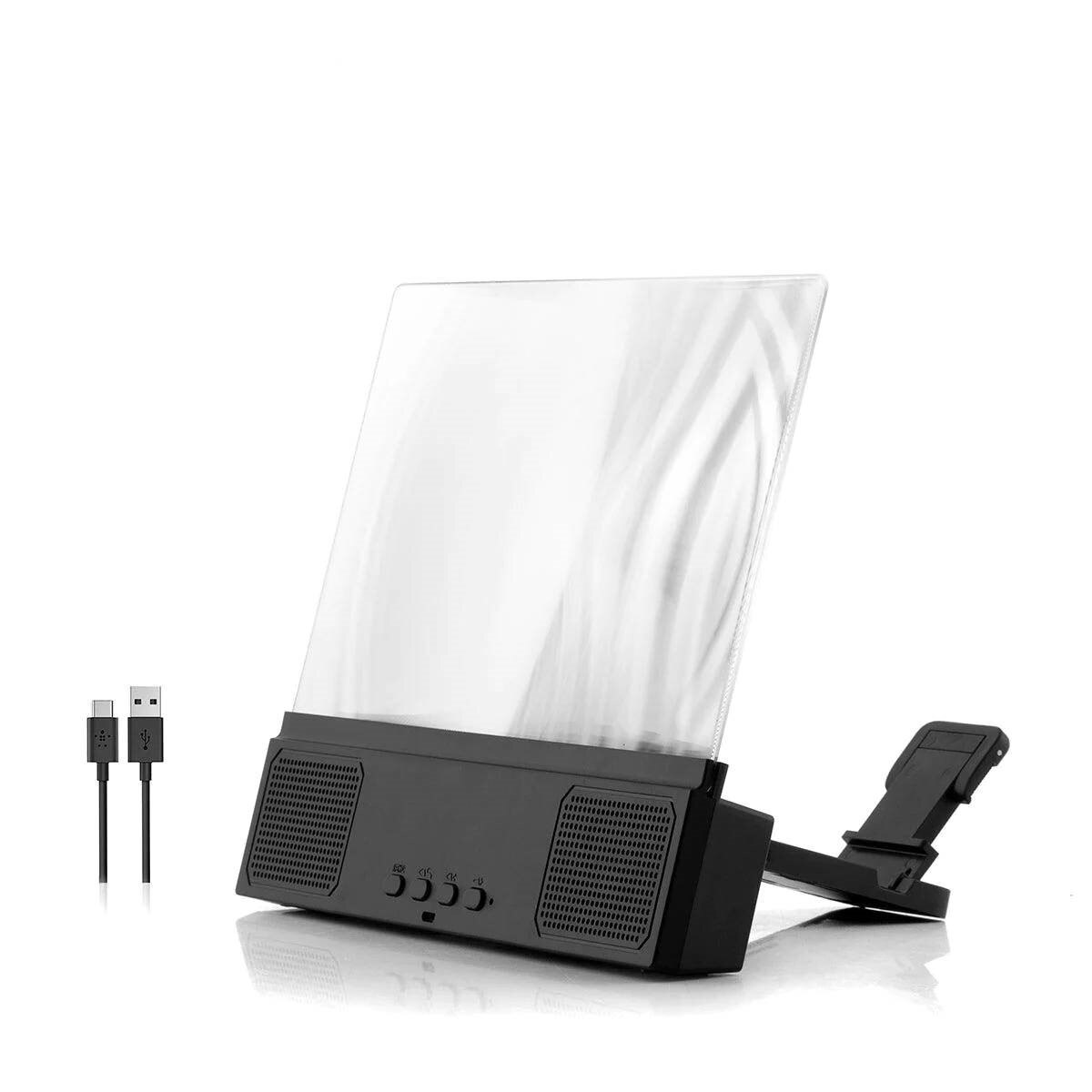 Amplificator imagine telefon, cu difuzor Bluetooth 5.0, Dual Speaker ...