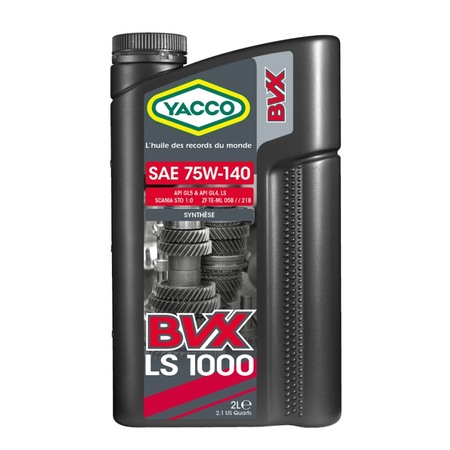 Трансмисионно масло Yacco BVX LS 1000 75W140, 2л - eMAG.bg