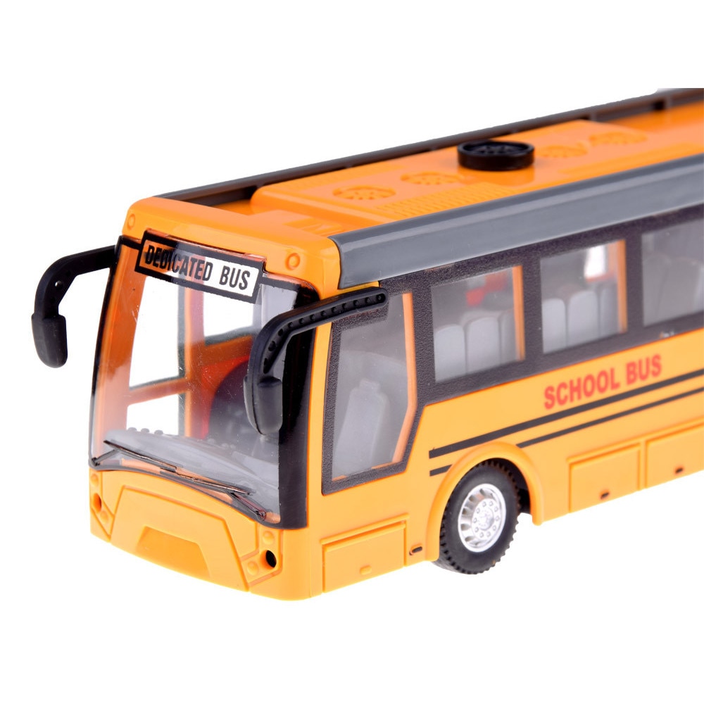 Autobuz scolar cu telecomanda, Efecte de lumina, Galben - eMAG.ro