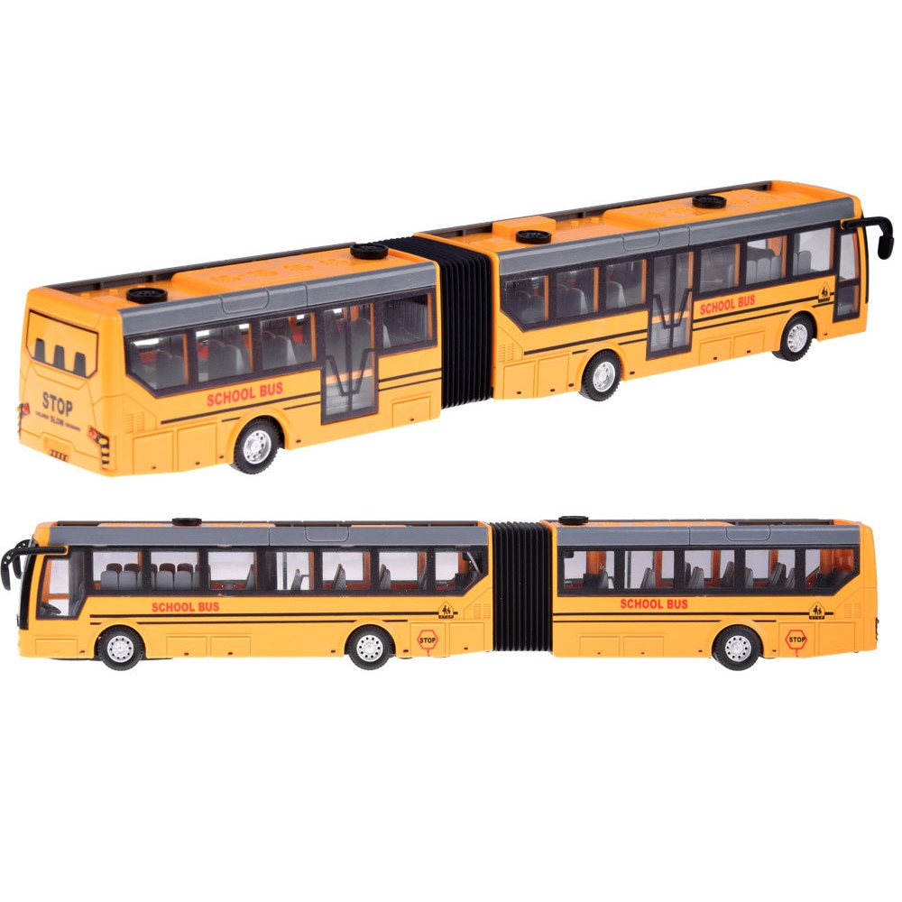 Autobuz scolar cu telecomanda, Efecte de lumina, Galben - eMAG.ro
