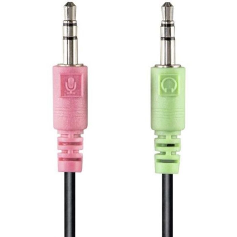 Casti Hama over-ear cu microfon pentru PC Office, 2 x 3.5 mm Jack, 2 m ...