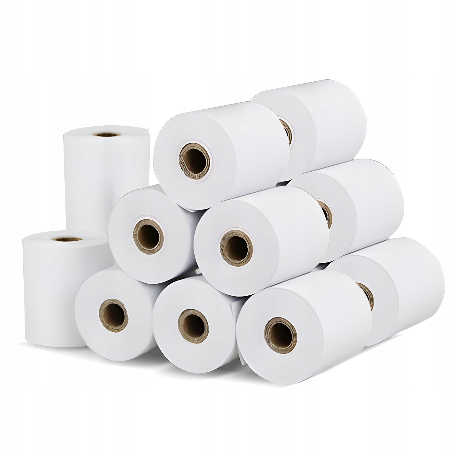 Set Mini imprimanta termica DexXer, 15 Role hartie termica alba, 6 Role ...