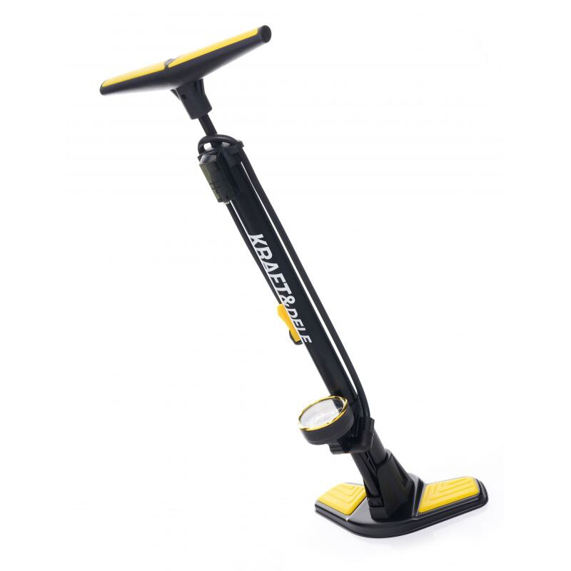 Kézi pumpa kerékpárokhoz nyomásmérővel, 32 x 530 mm, Kraft &Dele ...