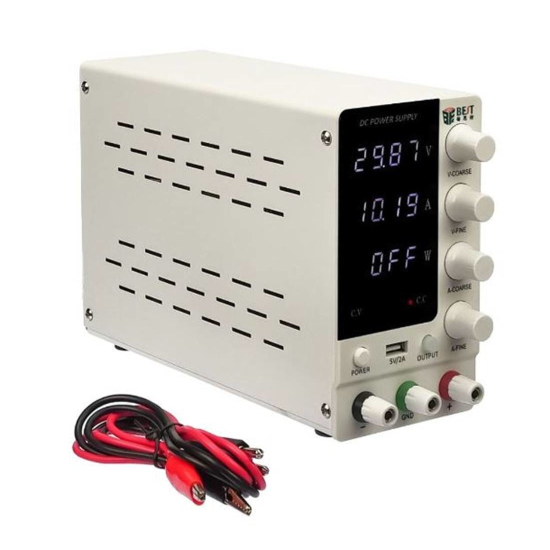 Захранващ блок BST-3010D, Лабораторен, Стабилизиран, 30VDC, 10A - eMAG.bg
