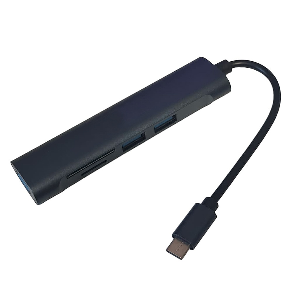 Hub Adaptor SIKS 6 in 1 Multiport USB Type C Cu 2 Porturi USB 3.0 Si ...