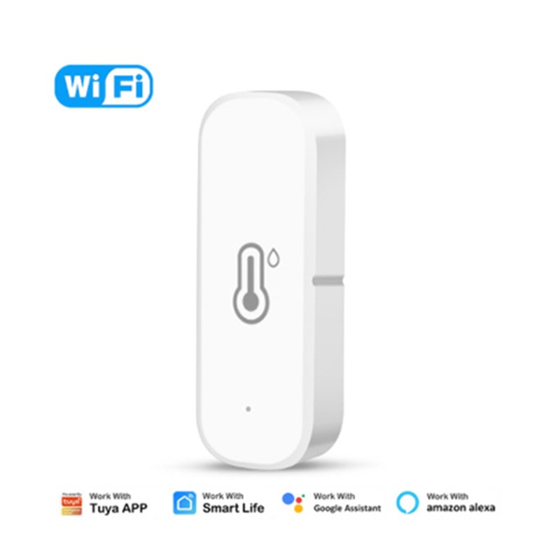 Сензор за температура/влажност, JESWO, Wireless, WiFi, Smart Home, Бял ...