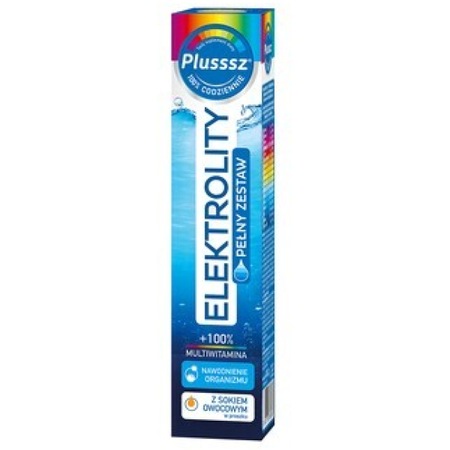 Vitamine Plusssz Elektrolity, Polski Lek, Multivitamine, 24 tablete ...