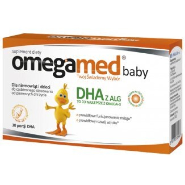 Suplimente alimentare Omegamed Baby DHA, Polski Lek, 30 capsule - eMAG.ro
