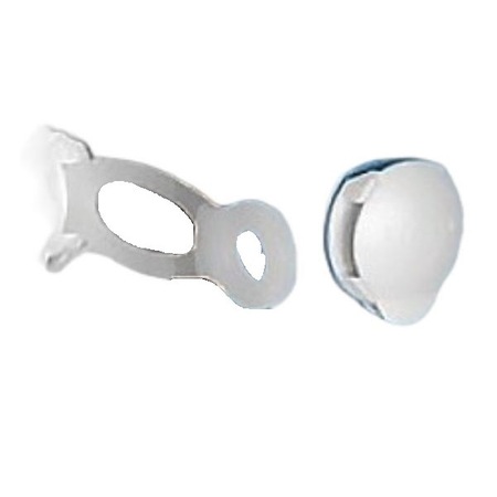 Set 2 opritoare deschidere usi dulap, INOFIX, 36x107x13 mm, transparent ...