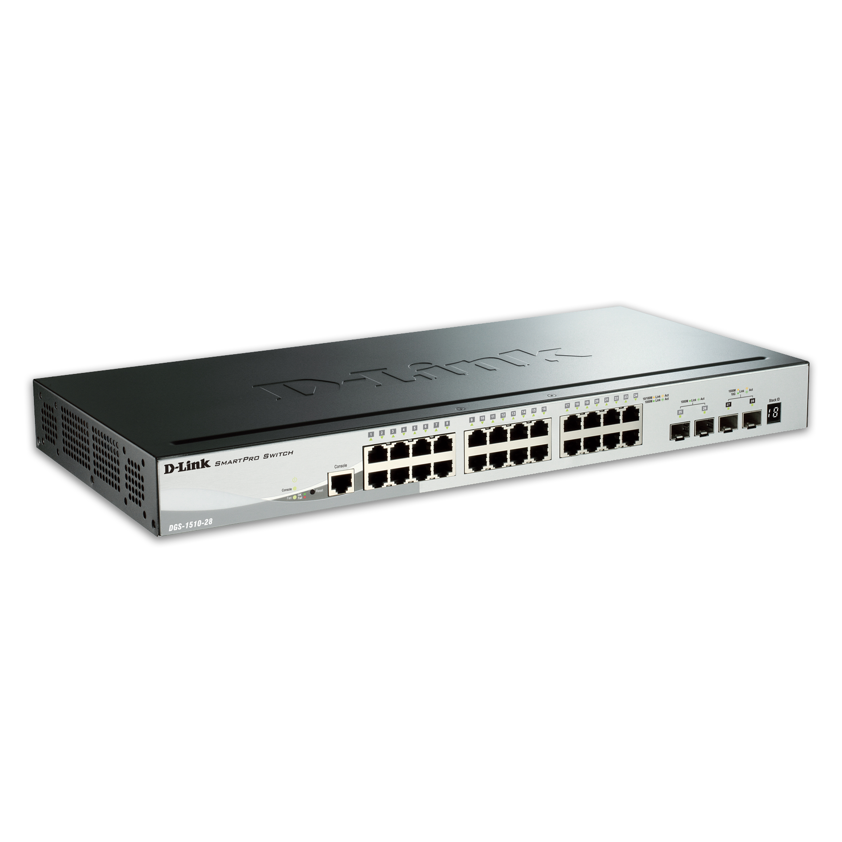 Switch D-Link DGS-1510-28P, 24x10/100/1000Mbps, 2xSFP, 2xSFP+ - eMAG.ro