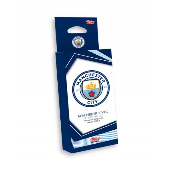Joc Manchester City Official Fan Set Premium Trading Cards Sezonul 2023 ...