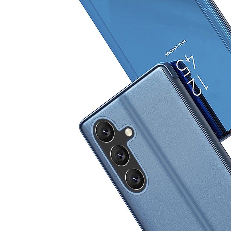 Калъф Clear View, съвместим с Samsung Galaxy A54 5G Blue - eMAG.bg