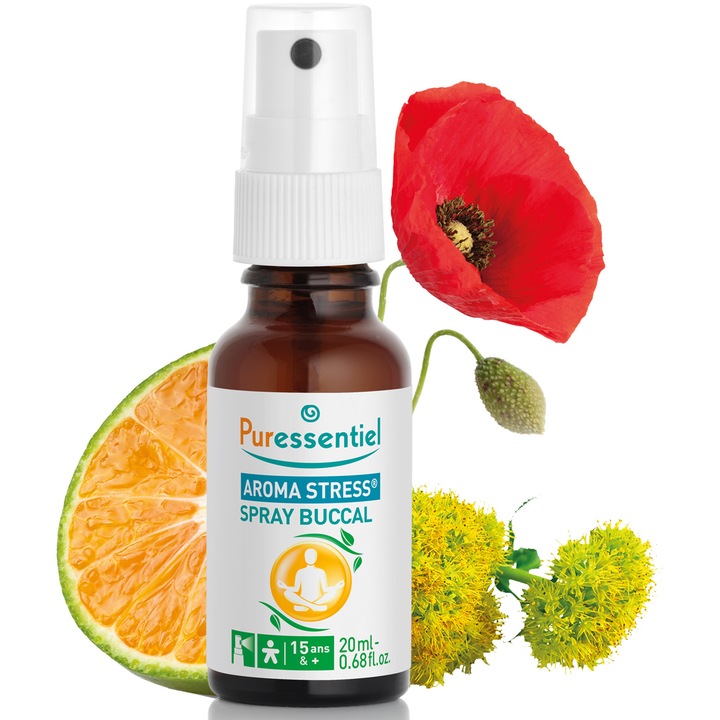 Aroma Stress Spray Oral, Puressentiel, 20 ml - eMAG.ro
