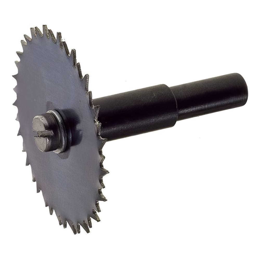 Disc de taiere lemn pentru burghiu cu ax 08mm, PG tools, Otel, Negru ...