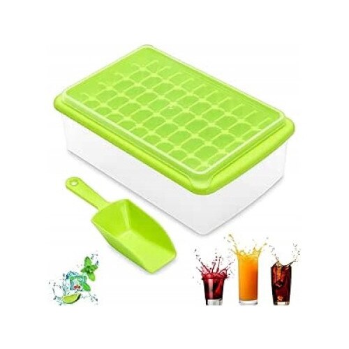 Forma cuburi de gheata, Moule, Plastic, 55 Spatii, Verde - eMAG.ro