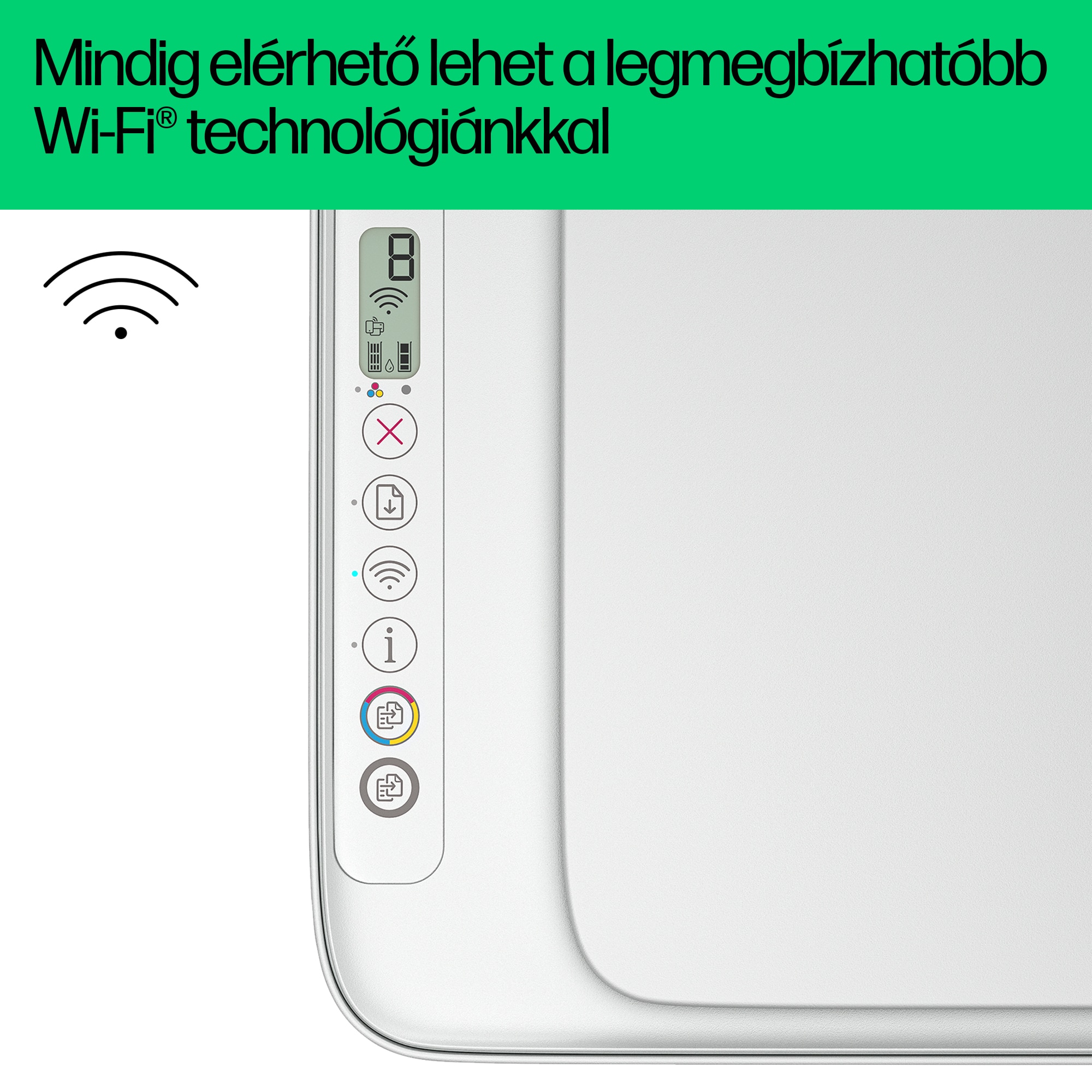 HP DeskJet 2810E multifunkciós színes tintasugaras nyomtató, A4, Wi-Fi ...