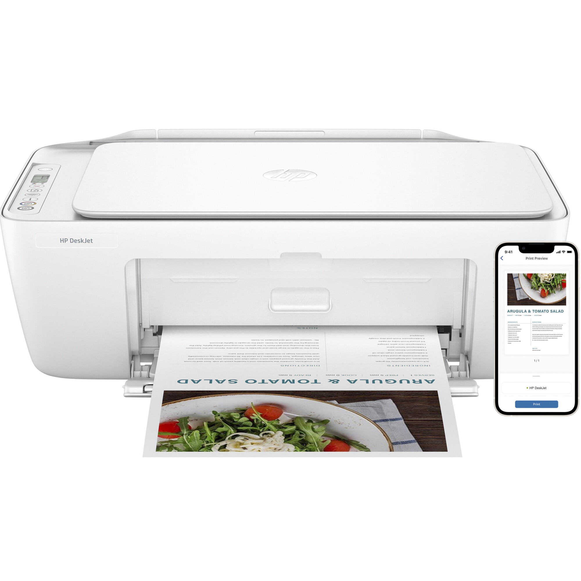 Imprimanta multifunctionala cu jet de cerneala HP DeskJet 2820E, A4, Wi ...