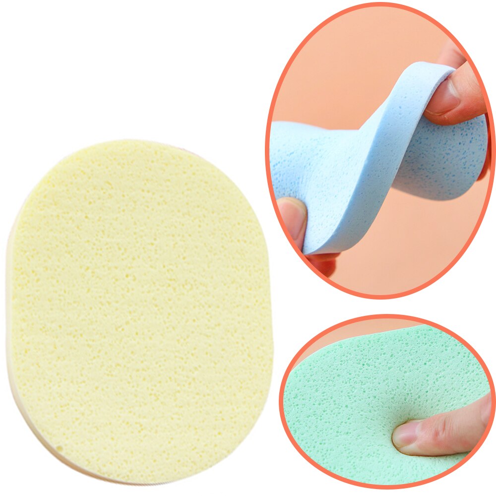 Set 8 bureti exfolianti pentru fata, Burete de mare, Galben - eMAG.ro