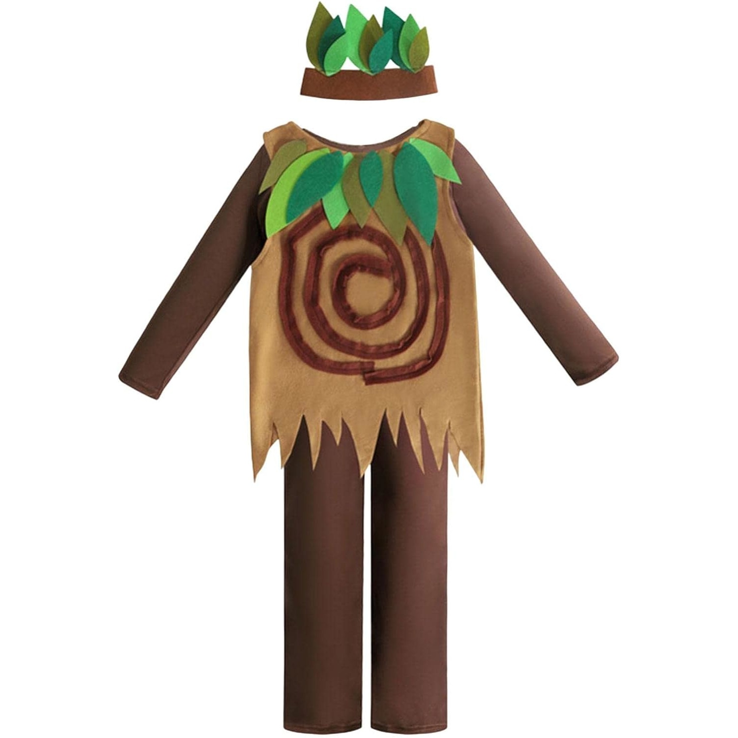 Costum serbare copii Copac, maro, 3-4 ani - eMAG.ro