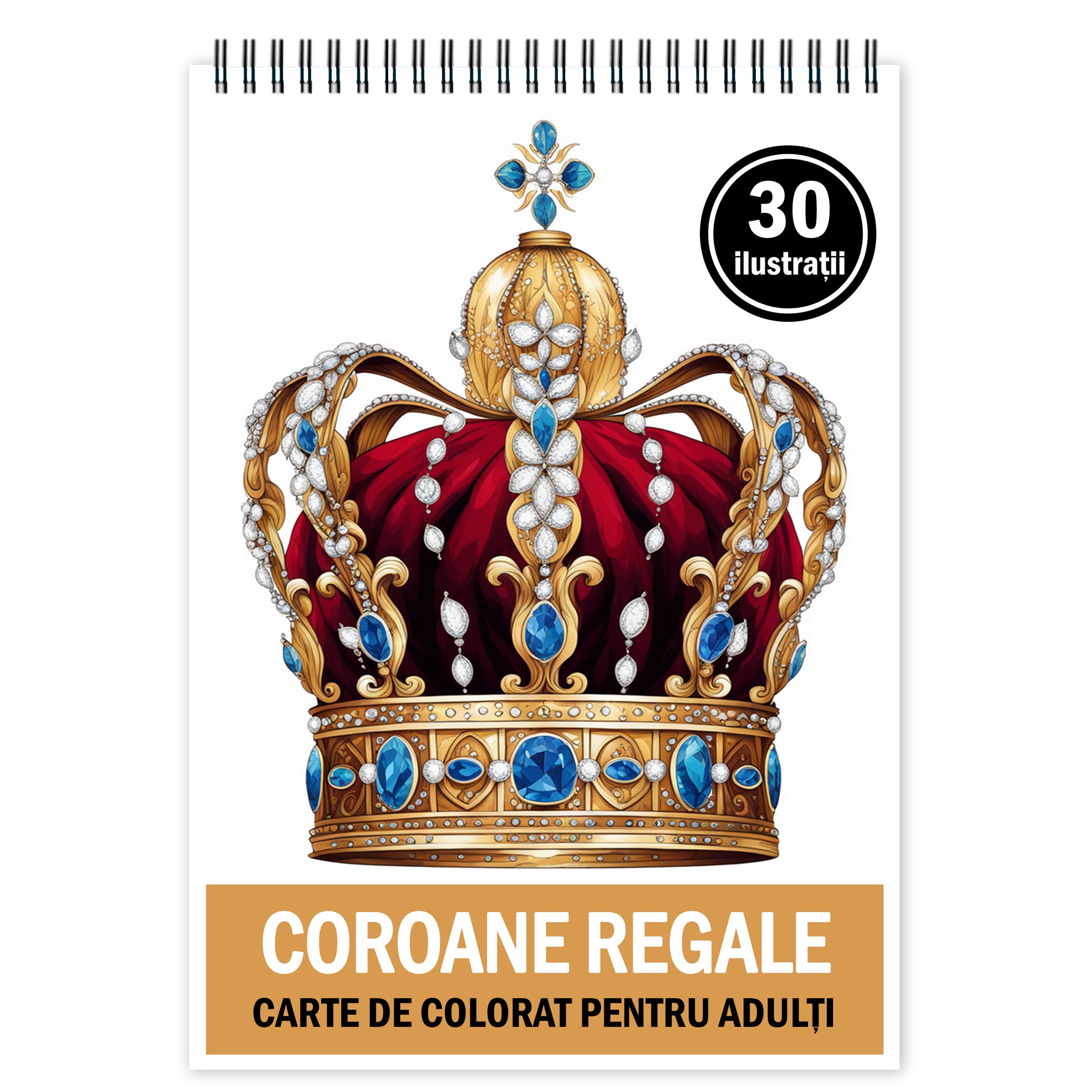 Carte de colorat pentru relaxare si antistres, 30 de ilustratii ...