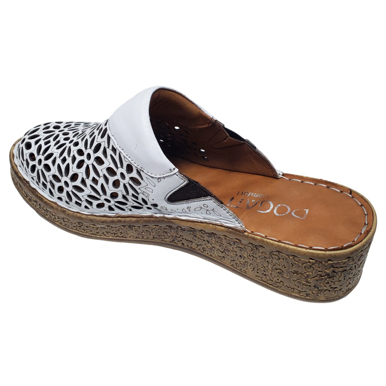 Női ortopéd természetes bőr klumpa, fehér, 36 - eMAG.hu