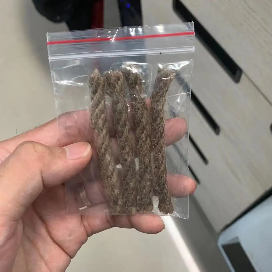 Sfoara tip fitil pentru aprinderea rapida a focului din canepa ...