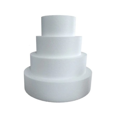 Set macheta tort, 4 etaje, plistiren, 45x35x25x20cm - eMAG.ro