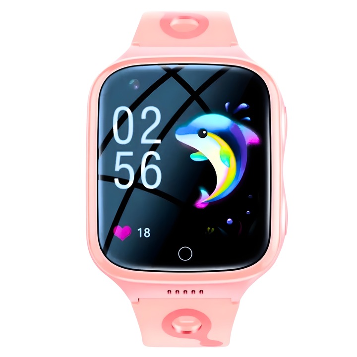 Ceas Smartwatch Copii, KidLife TechGS®, 4G cu GPS, 1.4 inch ...