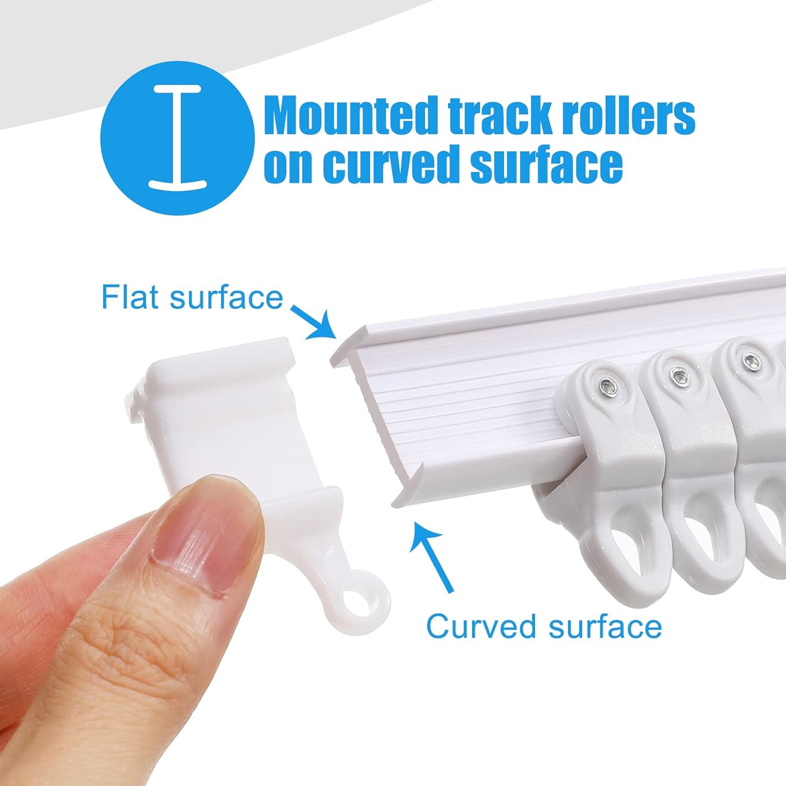 Sina de perdea flexibila, Axroad Mall, Montare pe tavan, Cu cleme ...