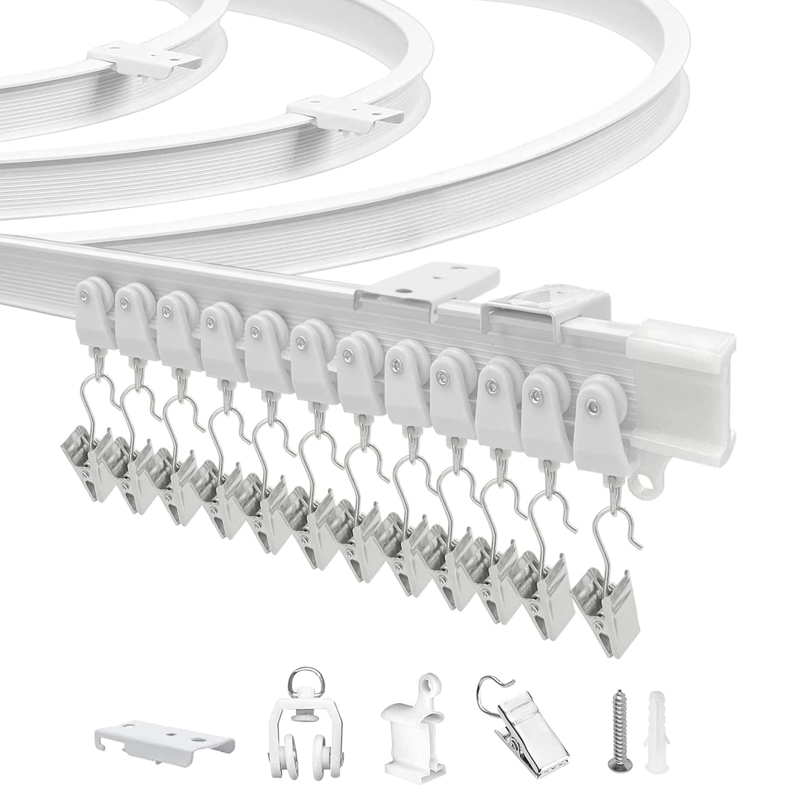 Sina de perdea flexibila, Axroad Mall, Montare pe tavan, Cu cleme ...