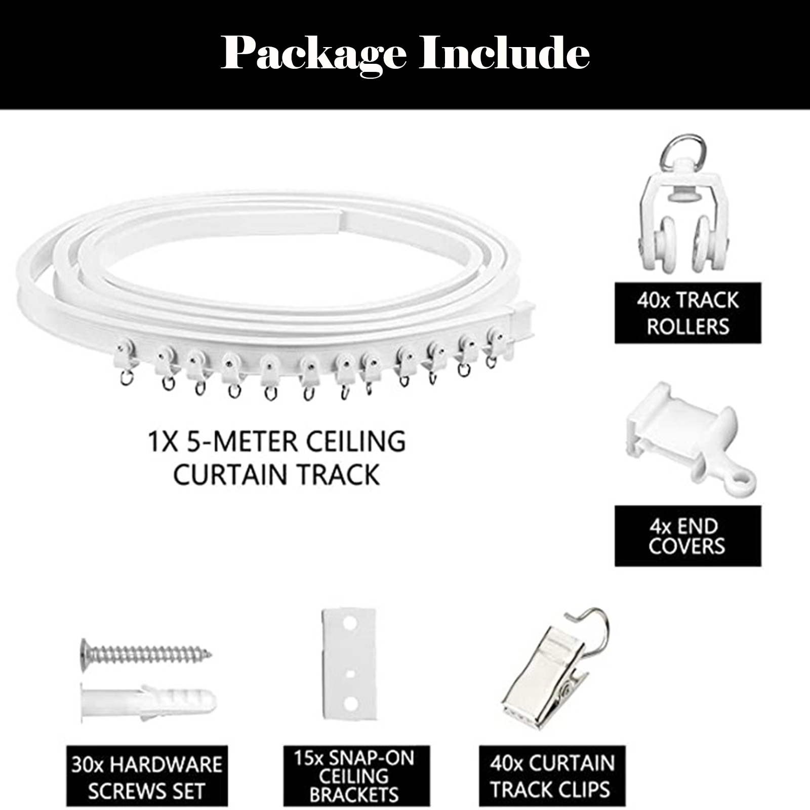 Sina de perdea flexibila, Axroad Mall, Montare pe tavan, Cu cleme ...