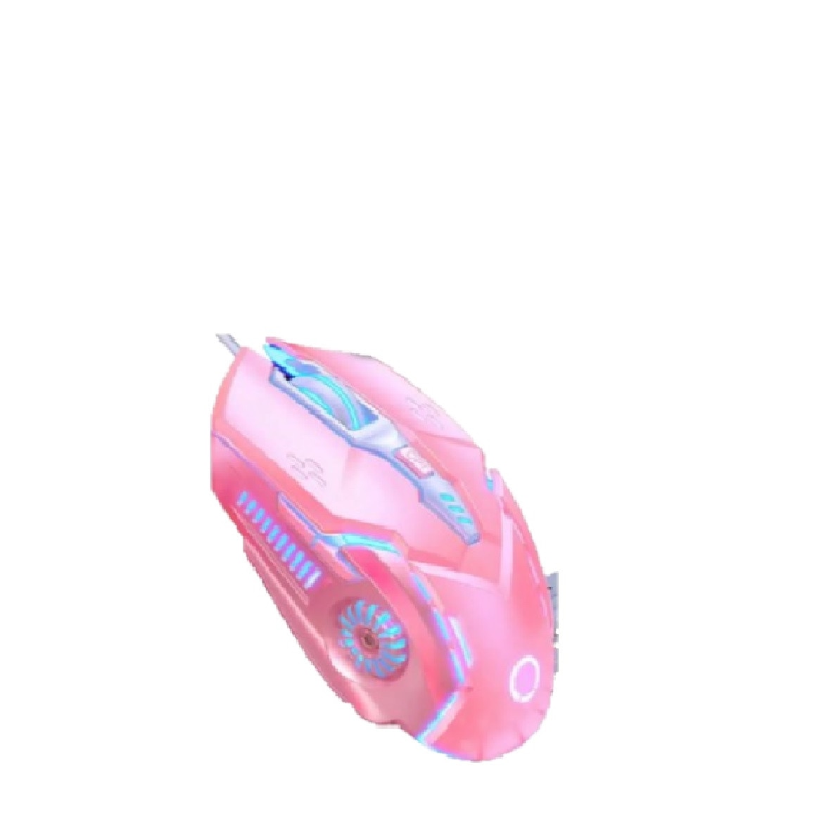 Mouse gaming RGB 3200 dpi 6 butoane Led roz - eMAG.ro