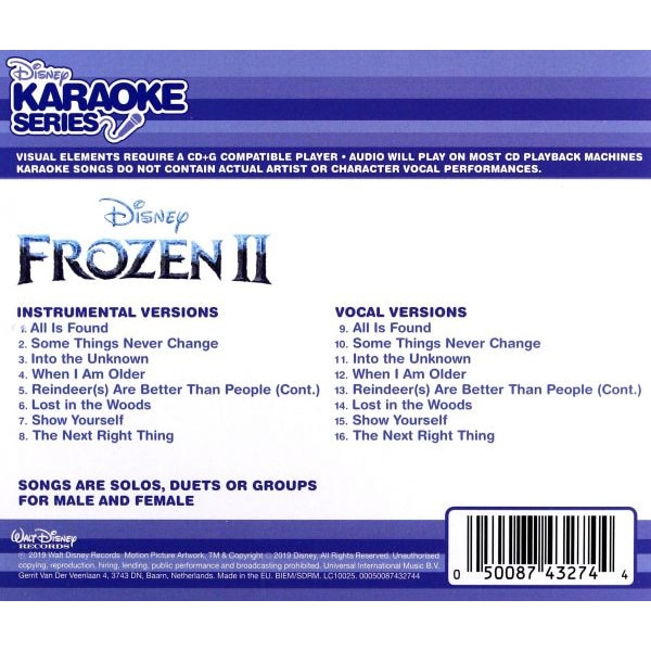 Karaoke Series - Frozen 2 [CD] - eMAG.ro