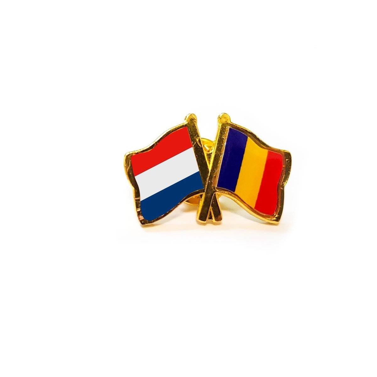 Insigna pin steag Romania si Olanda - eMAG.ro