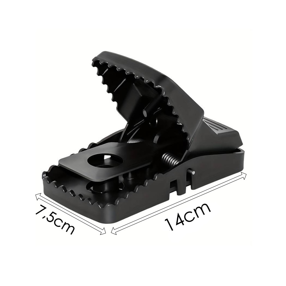 Set 4 x Capcane pentru soareci si sobolani din ABS cu 2 arcuri, sistem ...