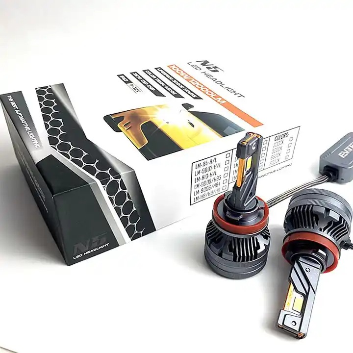 Set H7 Led 100W racire tripla 12000 lumen - eMAG.ro