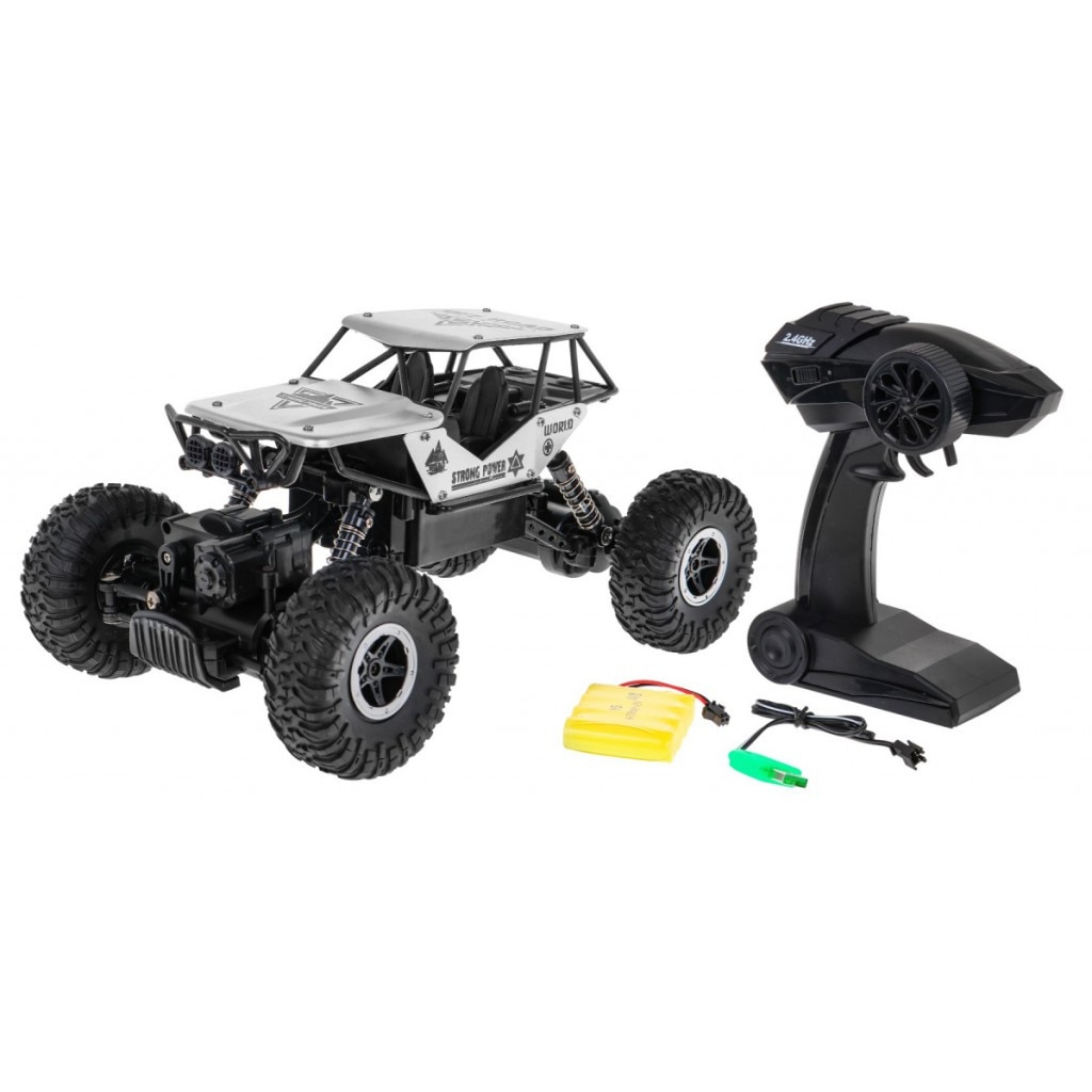 Crawler Monster ezüst távirányítós autó 1:18 arányban - eMAG.hu