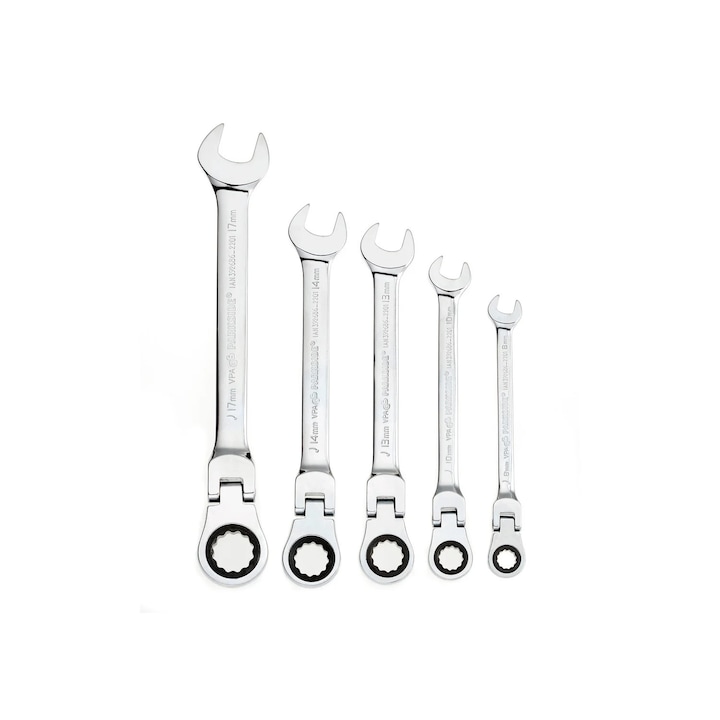 Set 5 chei cu cap mobil si clichet Parkside - eMAG.ro