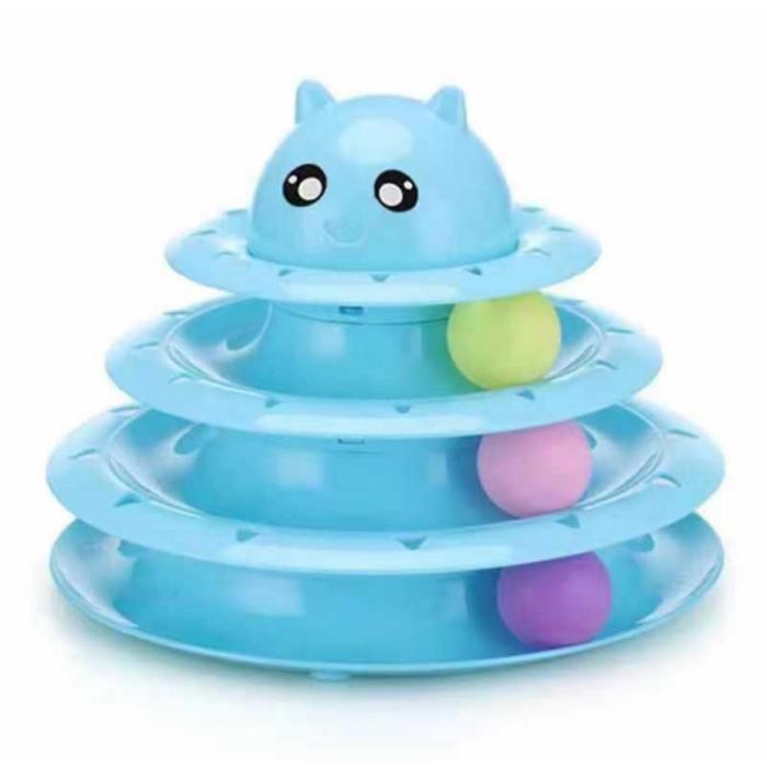 Jucarie interactiva cu mingii pentru pisici - eMAG.ro